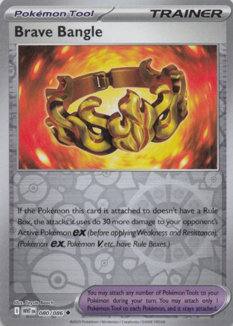 Brave Bangle Reverse Holo - 80/86 - White Flare – The Colosseum