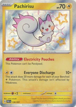 Pachirisu Baby Shiny - 138/091 - Paldean Fates – The Colosseum